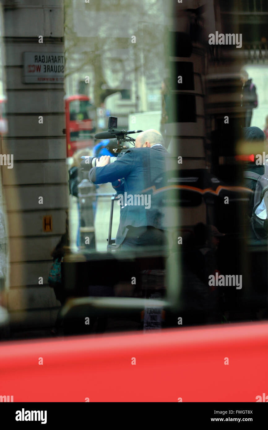 View through bus window hi-res stock photography and images - Alamy