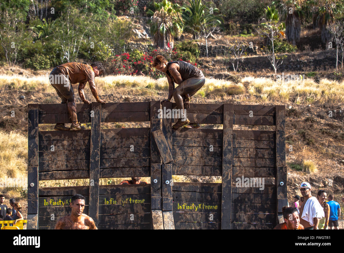 spartan race competition Stock Photo - Alamy