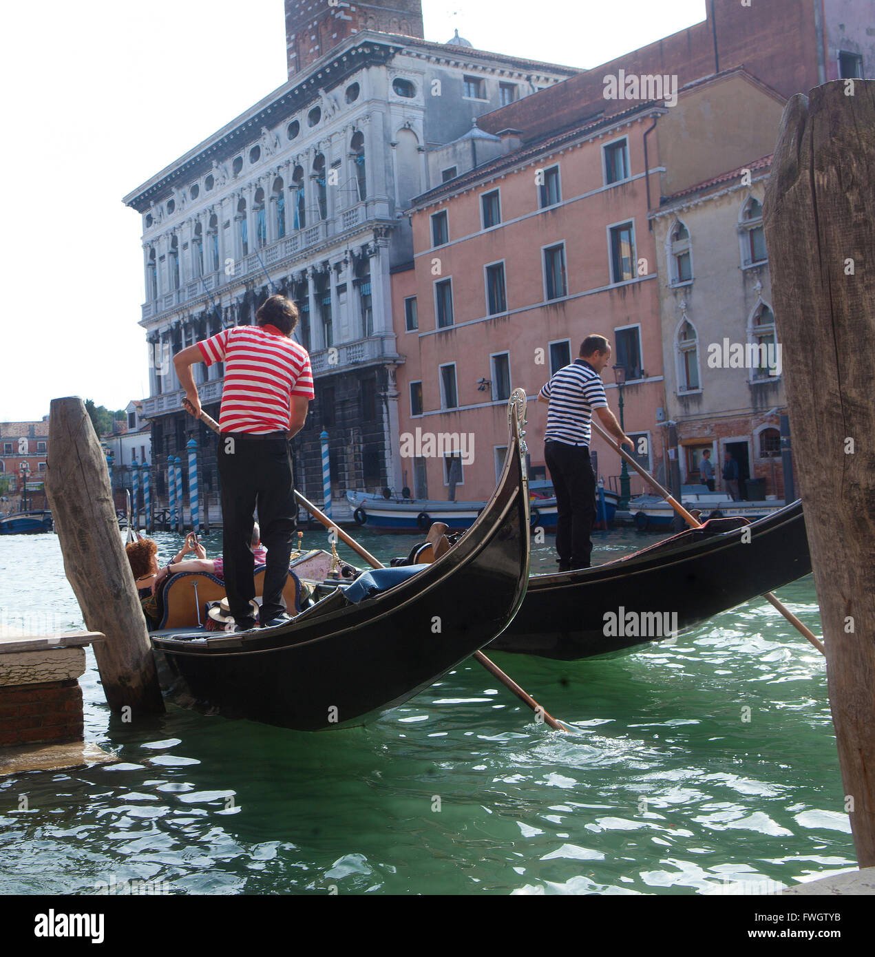 Venice,Italy: gondola ride Stock Photo - Alamy