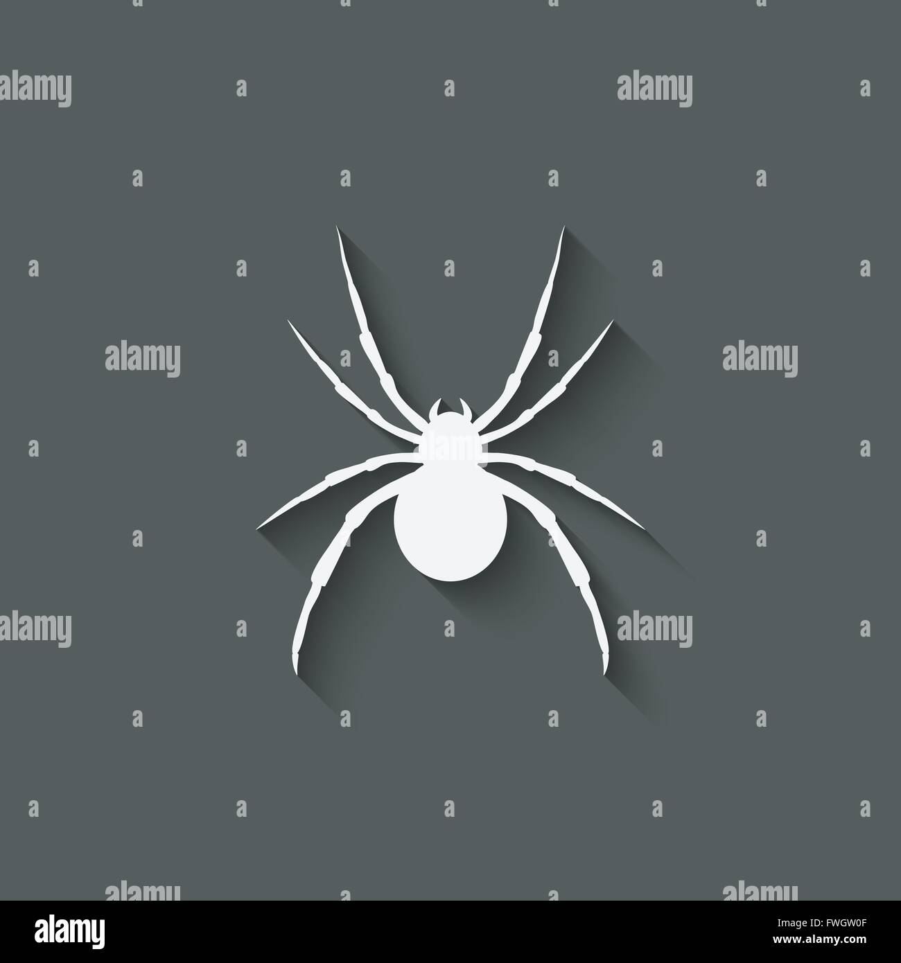 spider design element - vector illustration. eps 10 Stock Vector Image ...