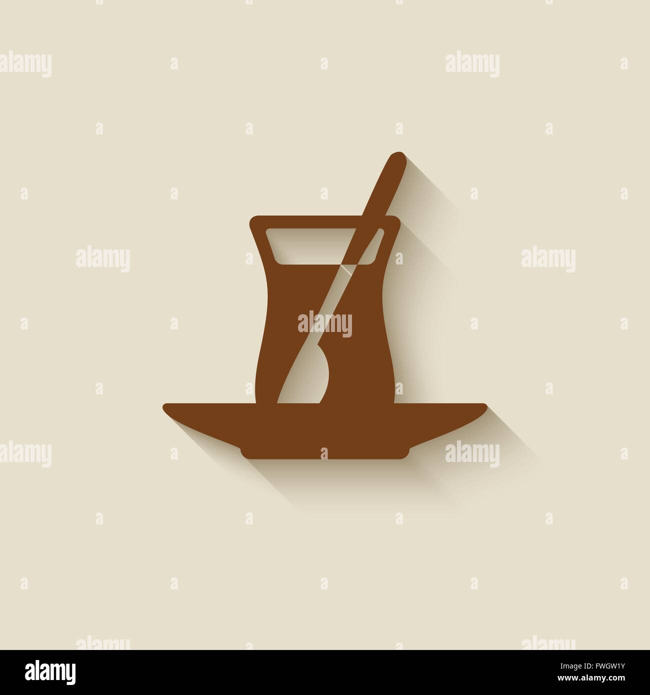 Turkish tea design element - vector illustration. eps 10 Stock Vector ...