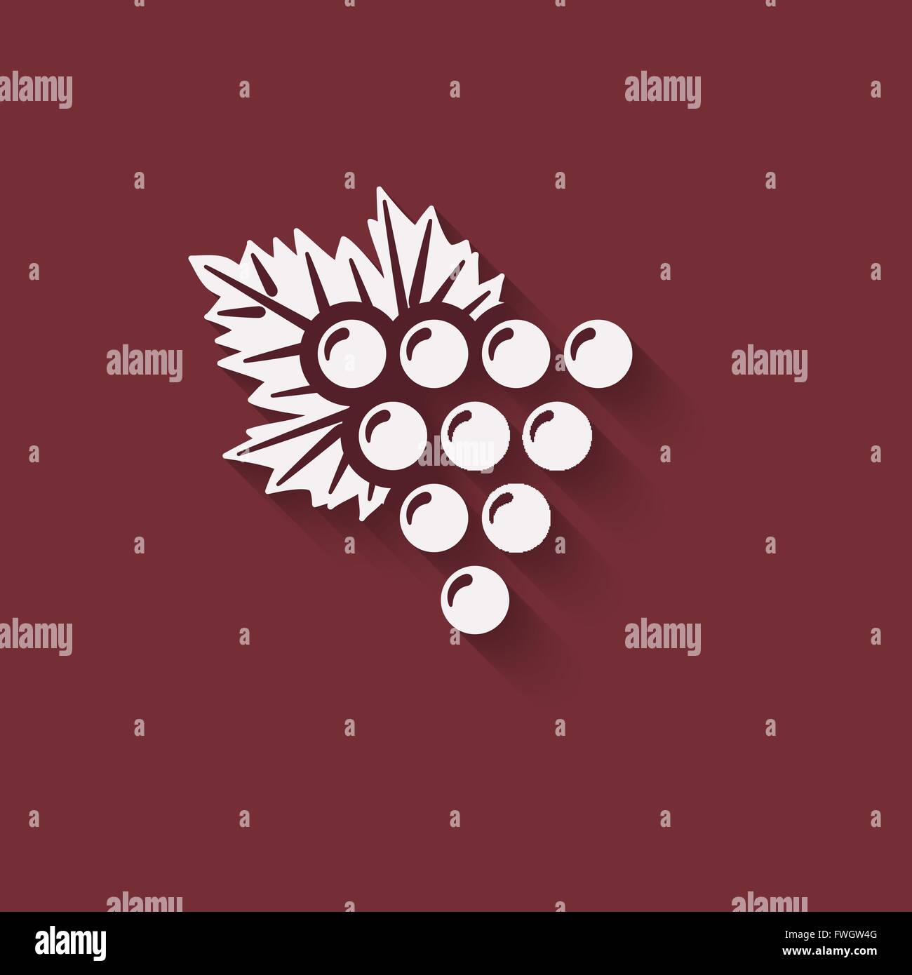 Old wine bottle grapes Stock Vector Images - Alamy