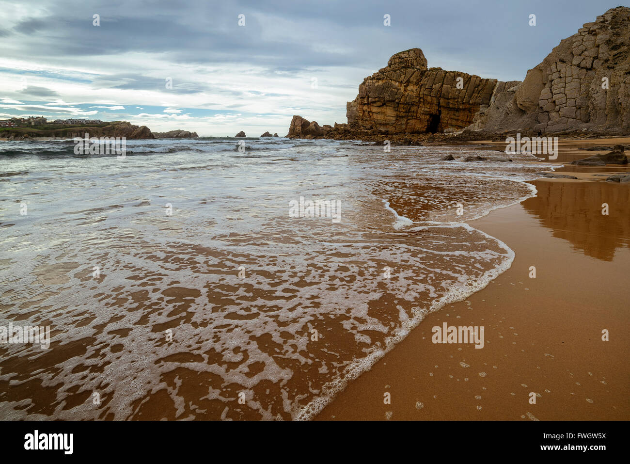 Portio beach hi-res stock photography and images - Alamy