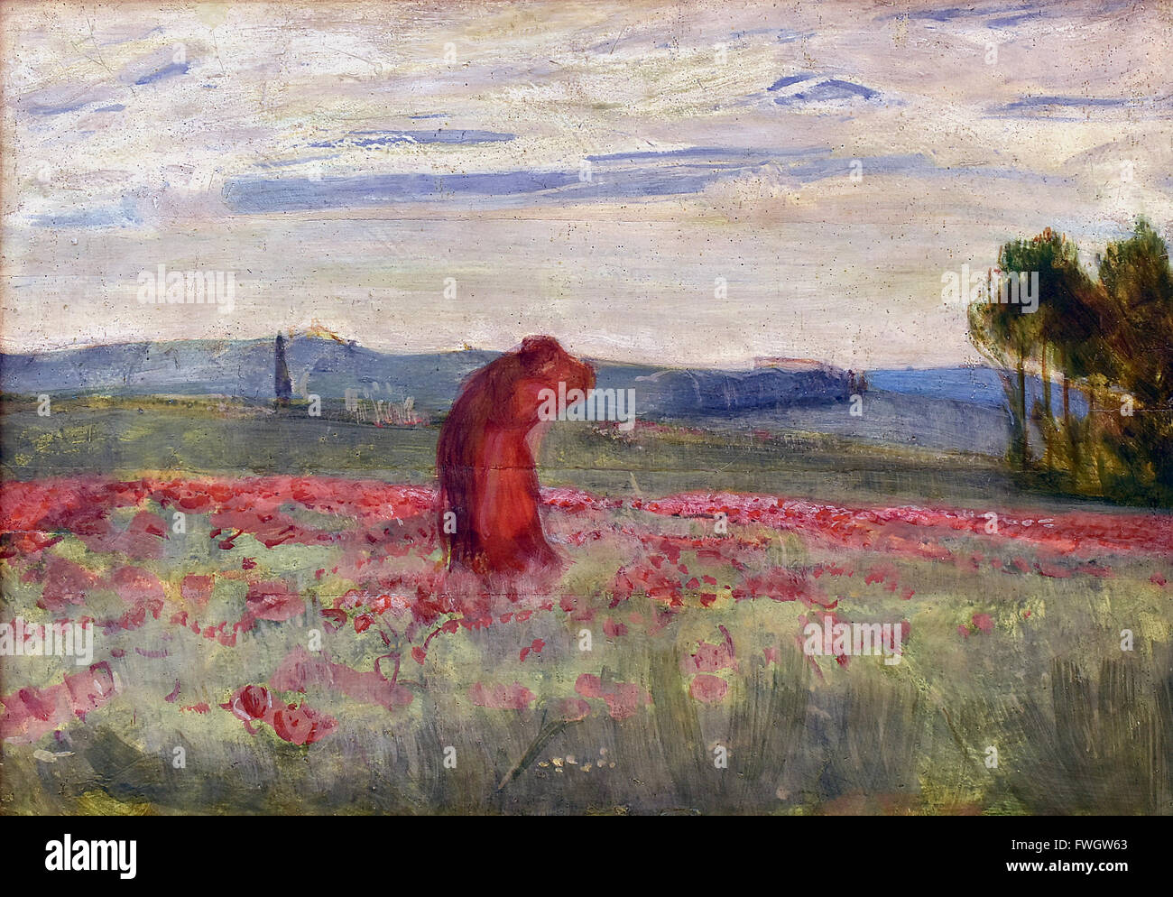 Kiss amid Poppies 1901 Wojciech Weiss 1875 – 1950 Polish painter and ...