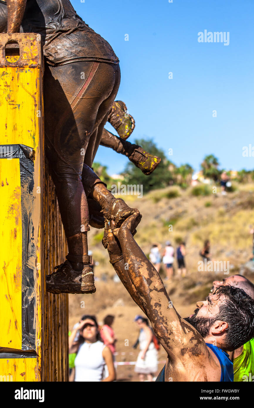 spartan race competition Stock Photo - Alamy