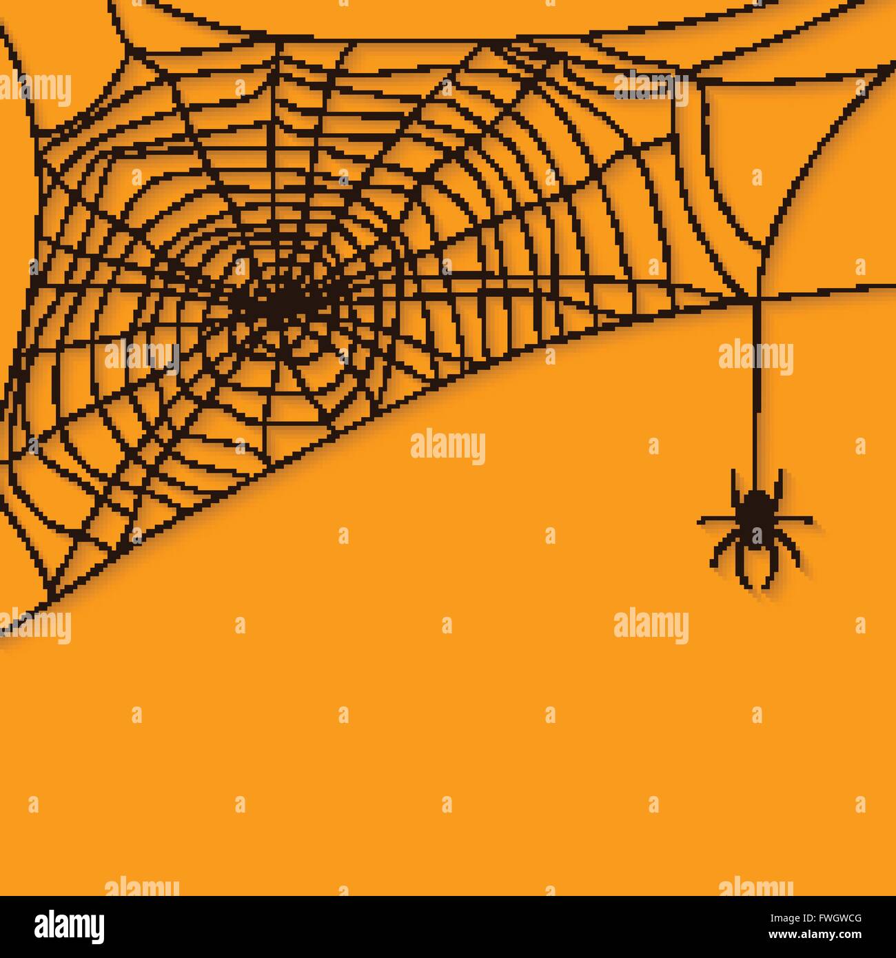 background with spider web - vector illustration. eps 10 Stock Vector ...