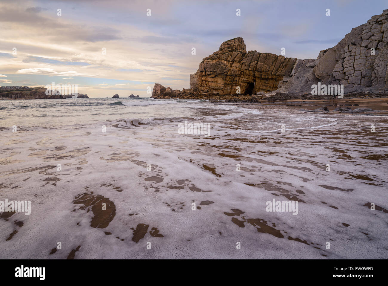 Portio beach hi-res stock photography and images - Alamy