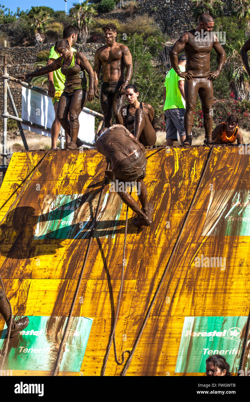 spartan race competition Stock Photo - Alamy