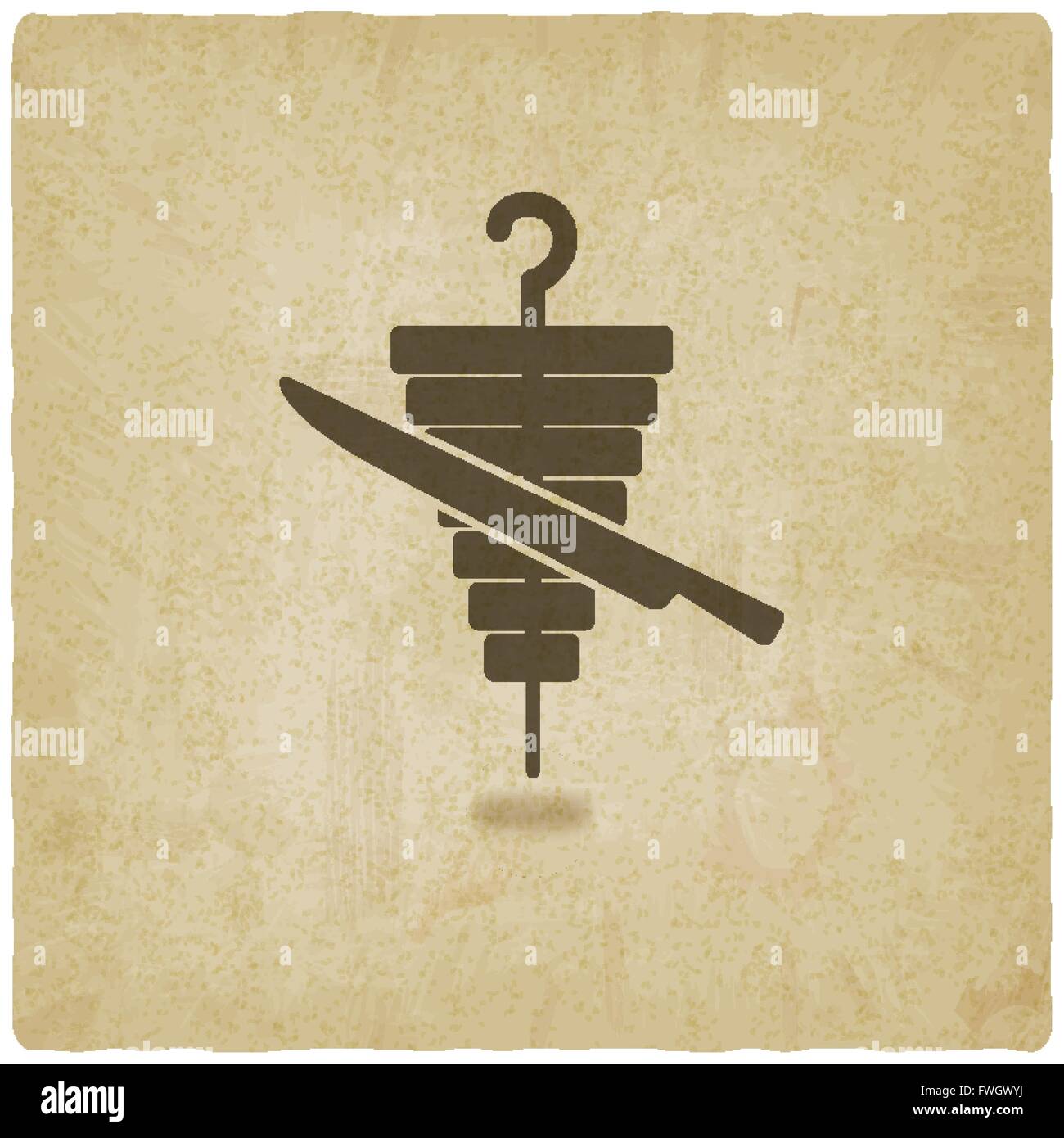 Shawarma vector vectors hi-res stock photography and images - Alamy