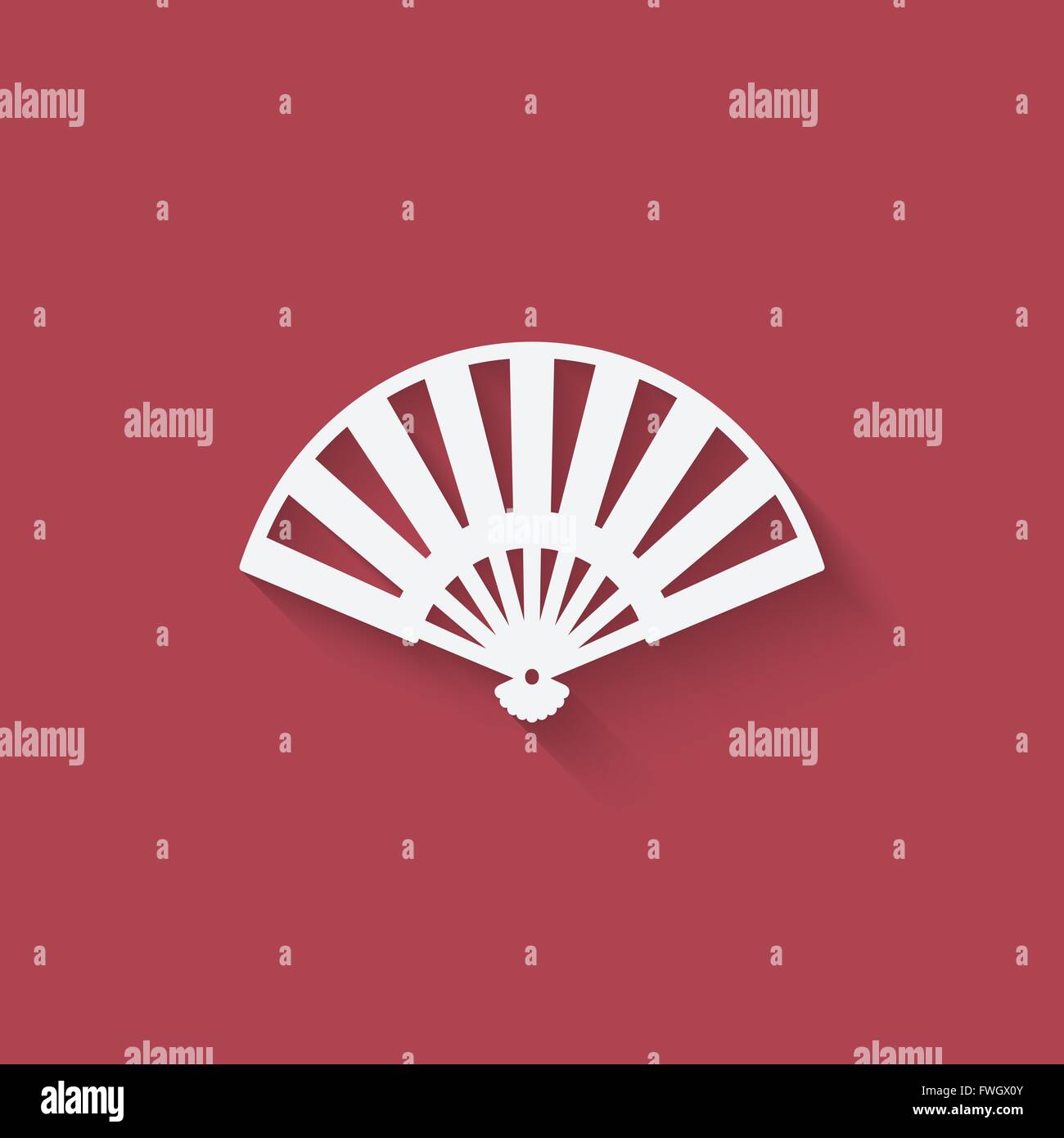 fan design element - vector illustration. eps 10 Stock Vector Image ...