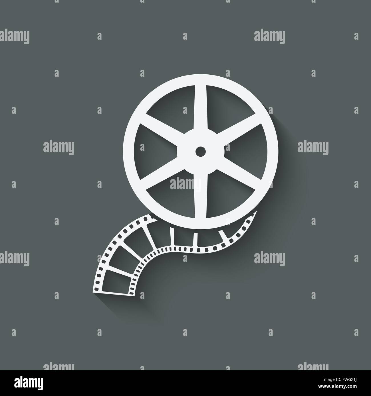 film roll design element - vector illustration. eps 10 Stock Vector ...