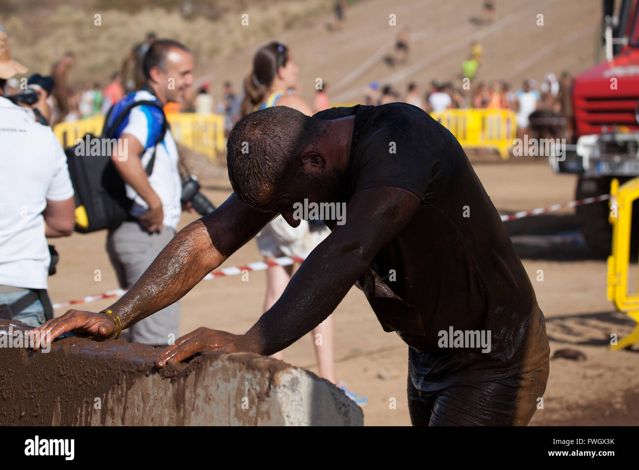 spartan race competition Stock Photo - Alamy