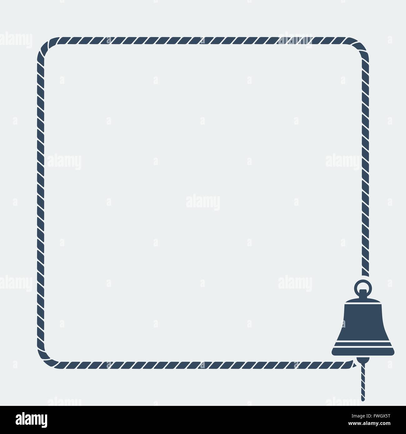 ship bell marine background - vector illustration. eps 8 Stock Vector ...