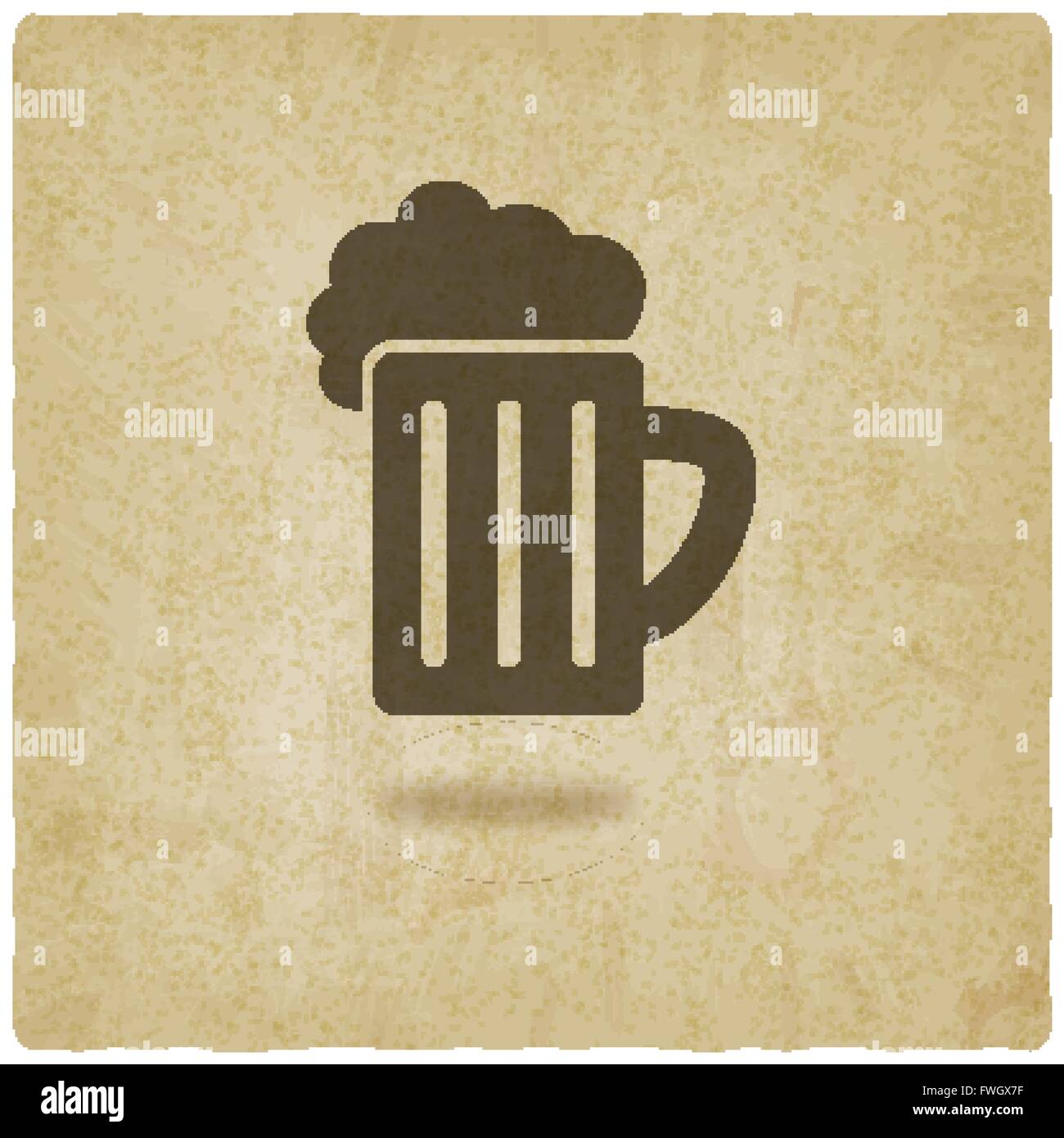 pint old background - vector illustration. eps 10 Stock Vector Image ...