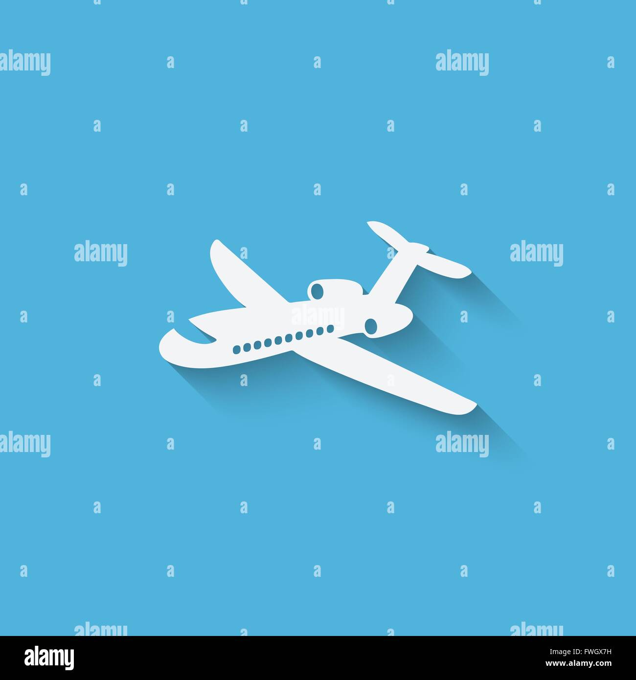 aircraft design element - vector illustration. eps 10 Stock Vector ...