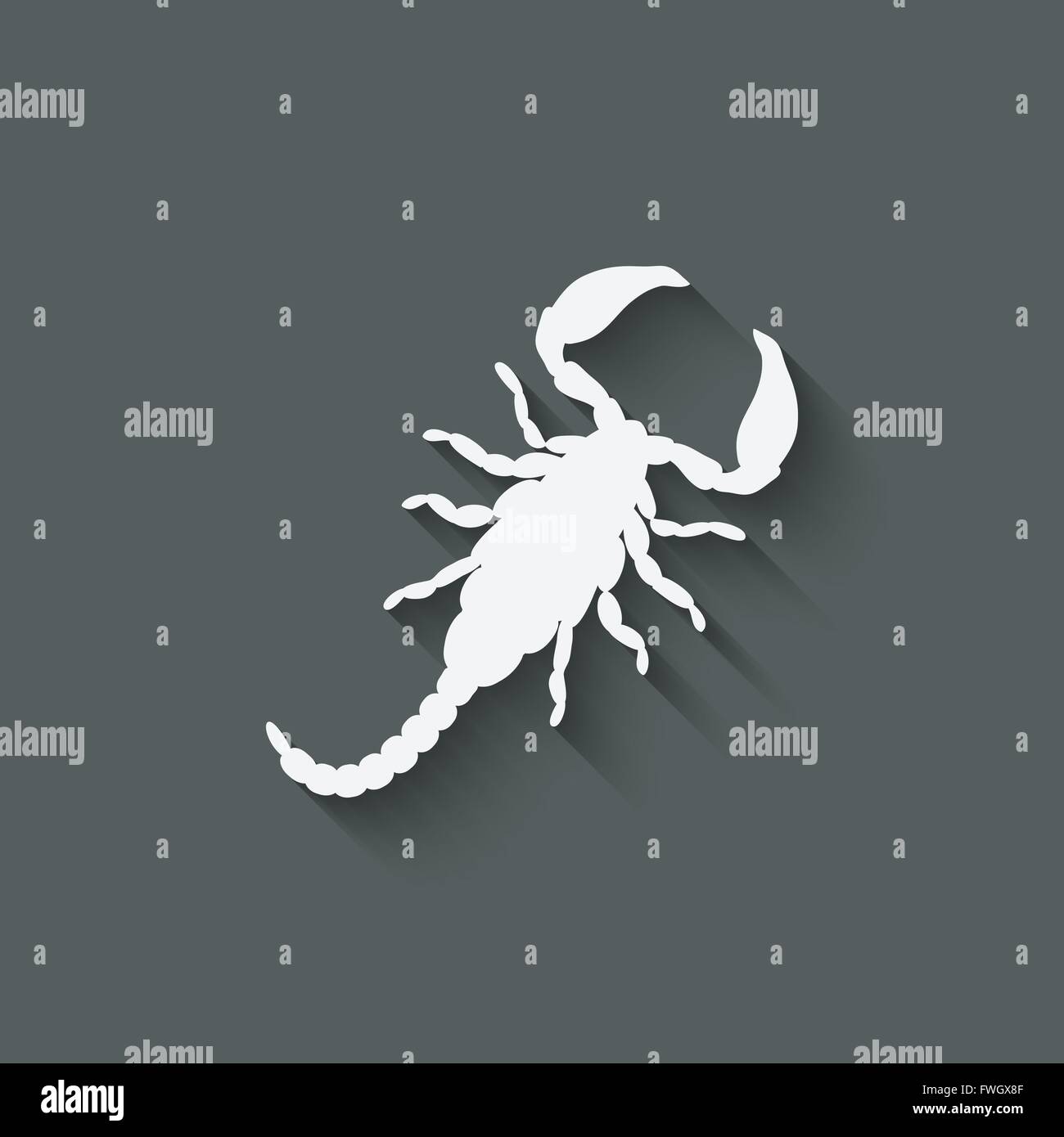 scorpion design element - vector illustration. eps 10 Stock Vector ...