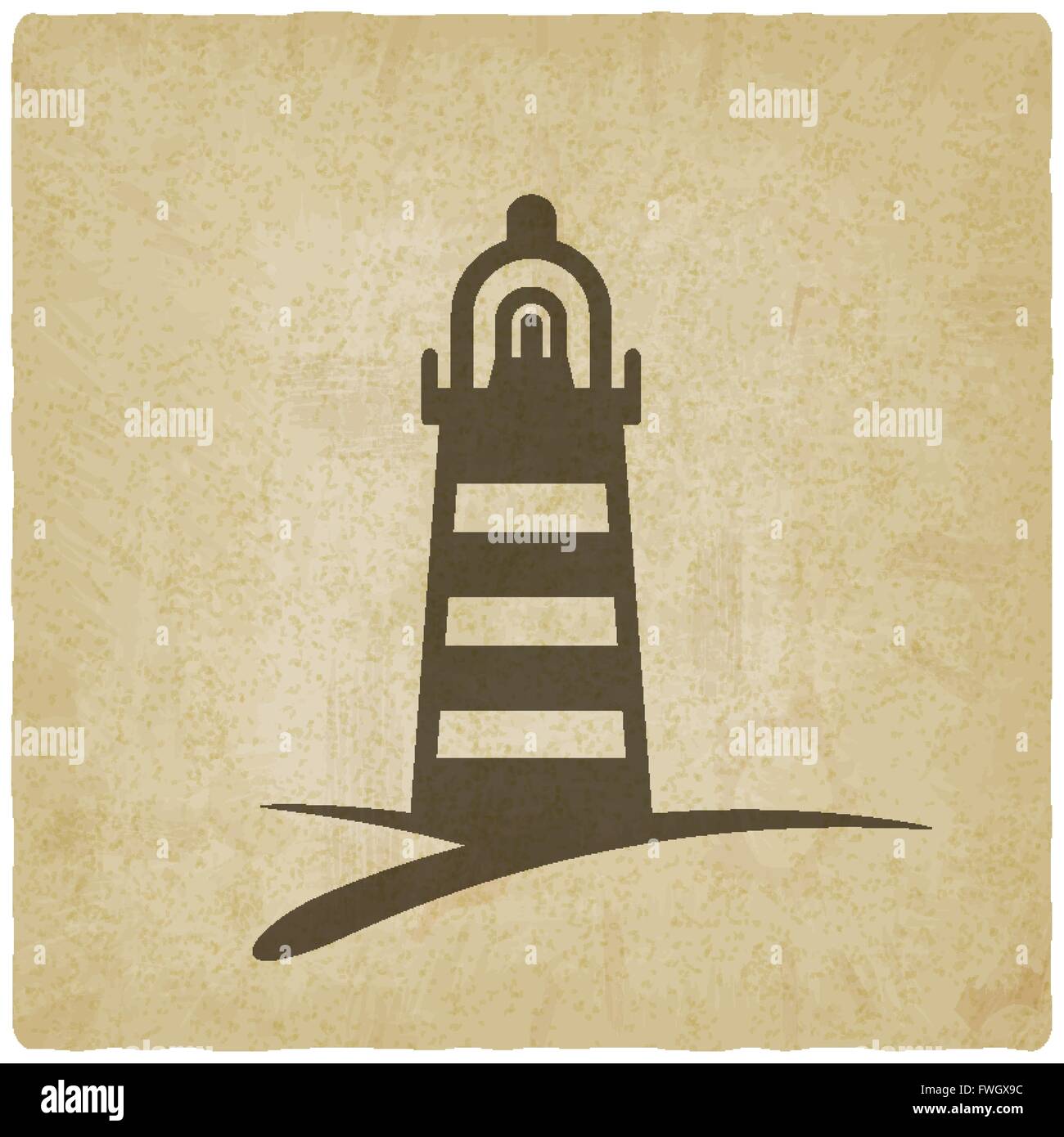 beacon navigate symbol old background - vector illustration. eps 10 ...