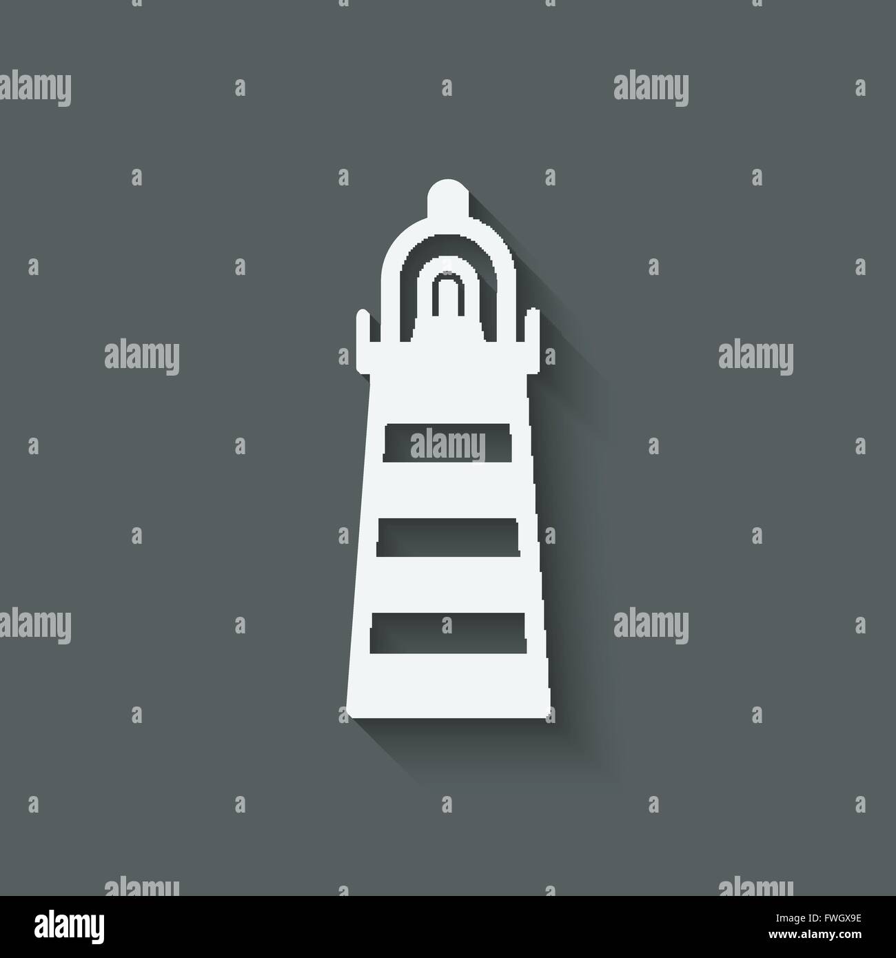 beacon navigate symbol - vector illustration. eps 10 Stock Vector Image ...