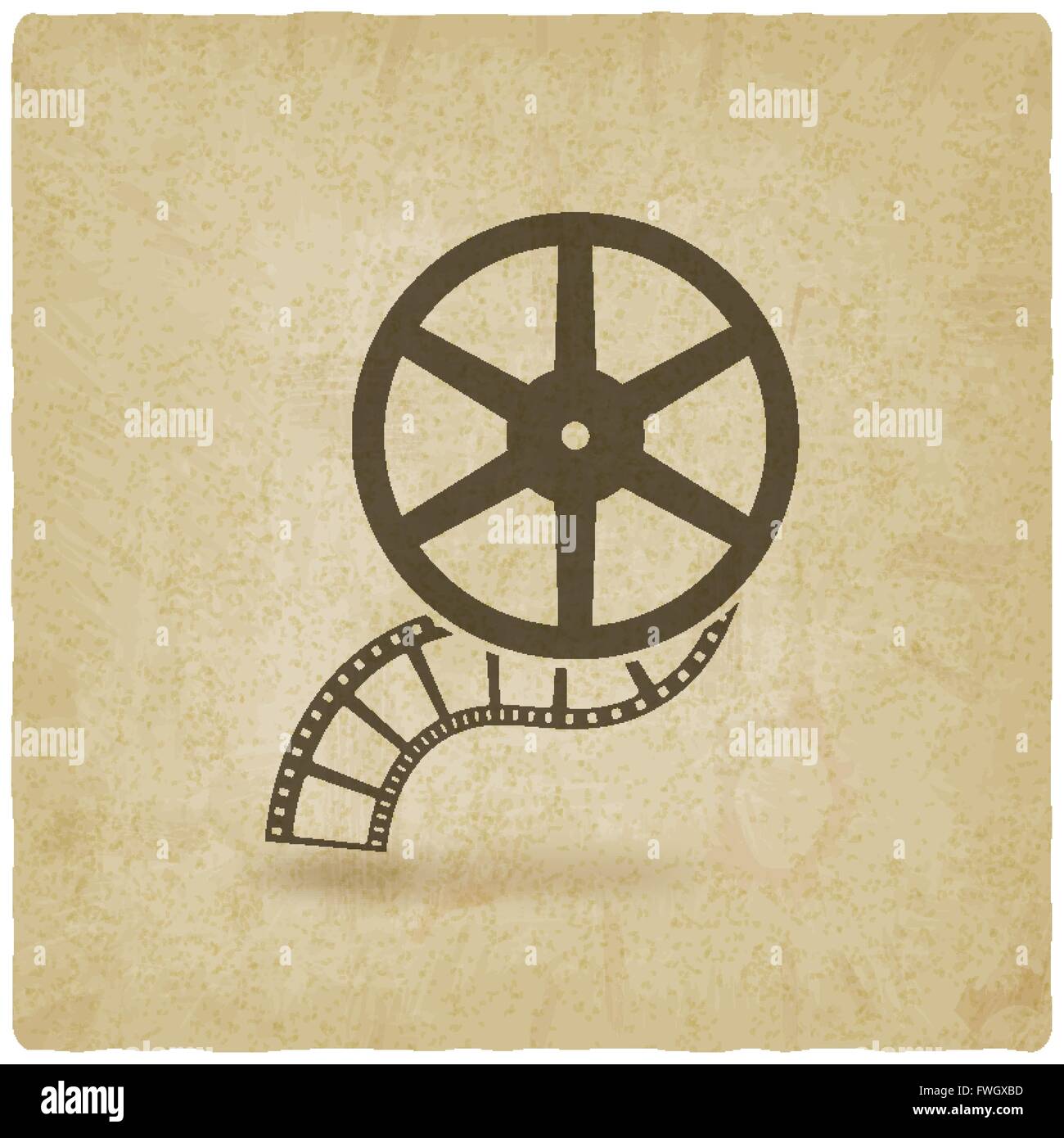 film roll old background - vector illustration. eps 10 Stock Vector ...