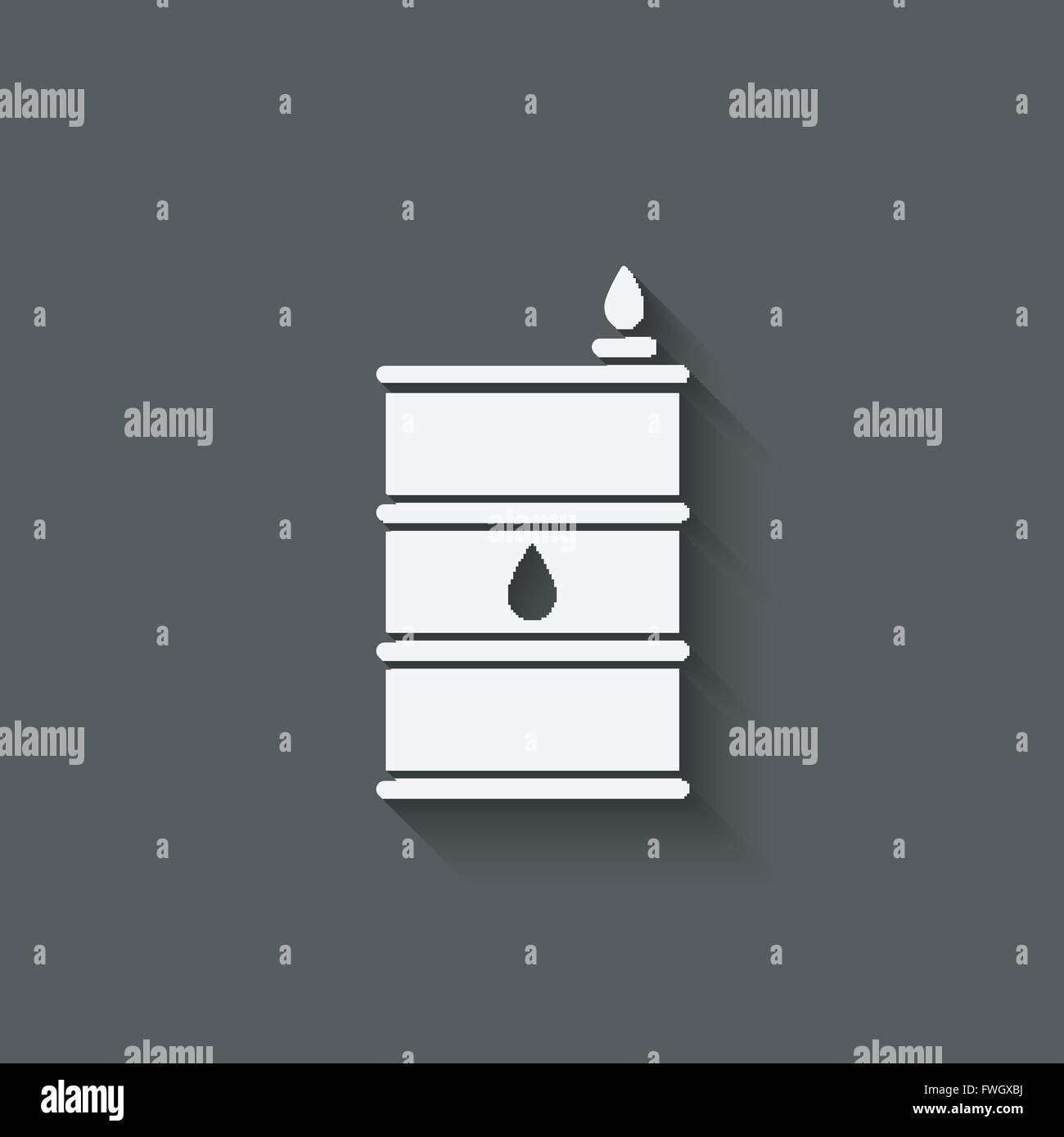 gasoline barrel symbol - vector illustration. eps 10 Stock Vector Image ...