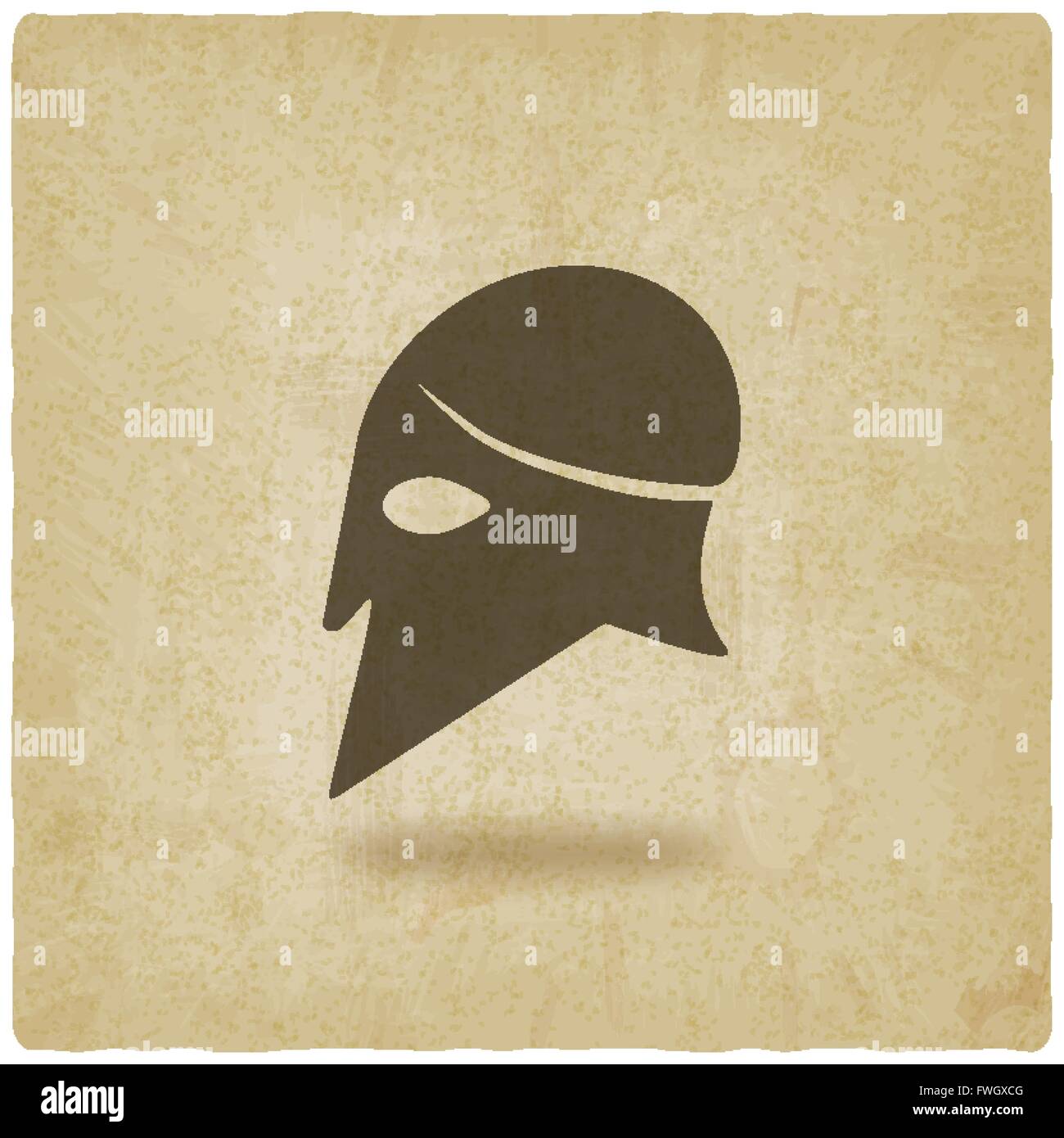 helmet icon old background - vector illustration. eps 10 Stock Vector ...