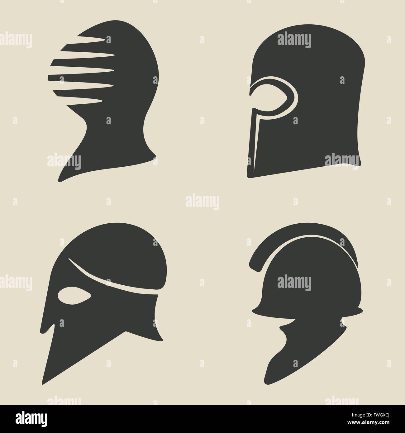Side helmet vector vectors hi-res stock photography and images - Alamy
