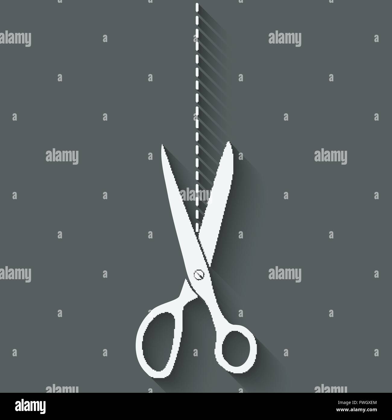 scissors cut symbol - vector illustration. eps 10 Stock Vector Image ...