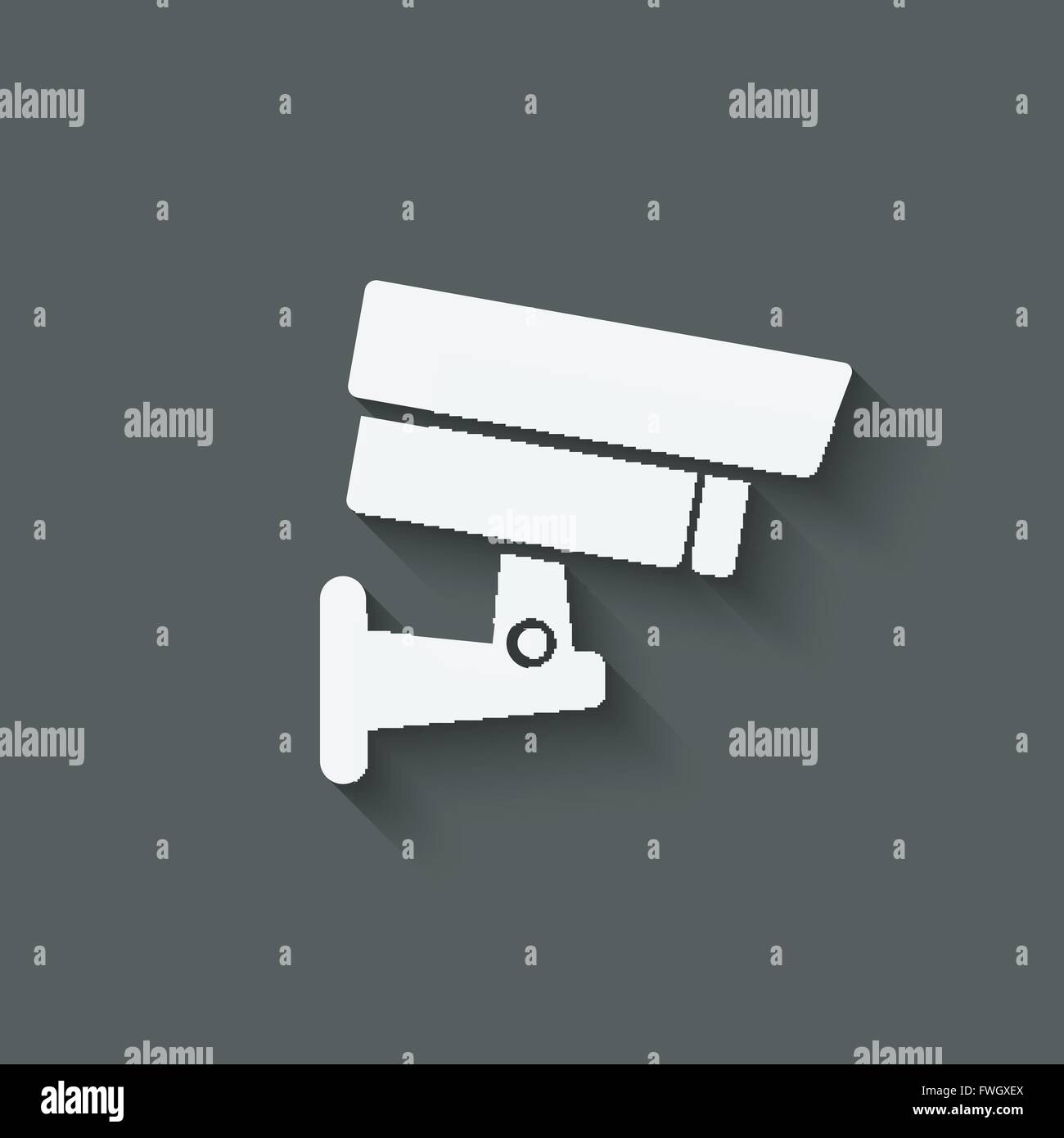security camera symbol - vector illustration. eps 10 Stock Vector Image ...