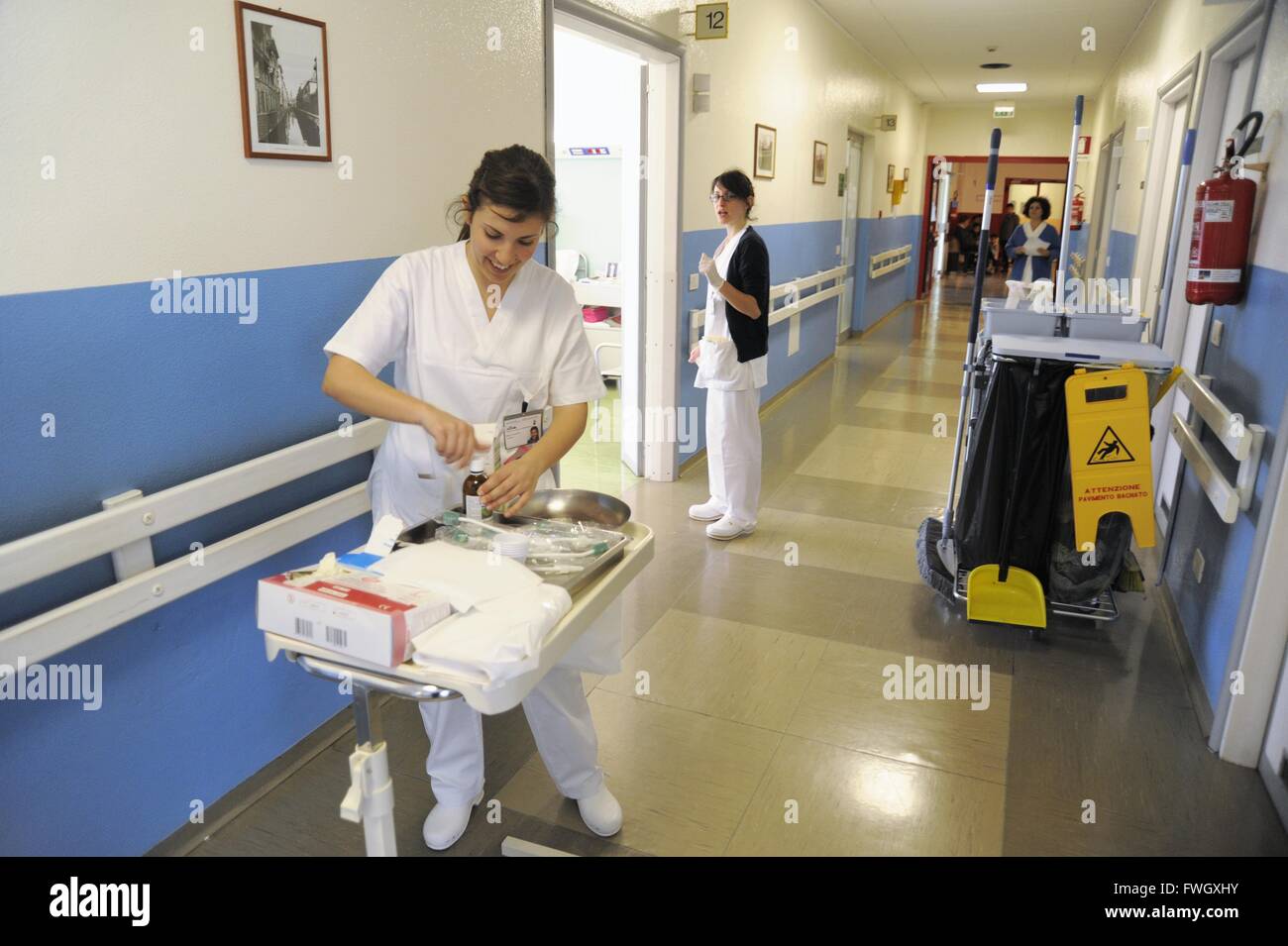 Milan, Italy, S.Carlo hospital Stock Photo - Alamy