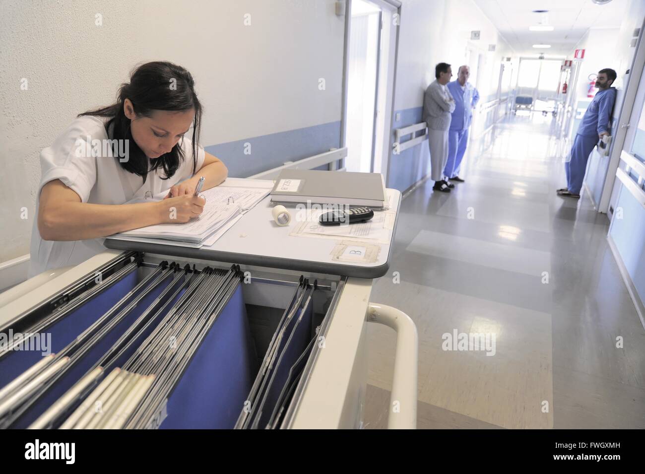 Milan, Italy, S.Carlo hospital Stock Photo - Alamy