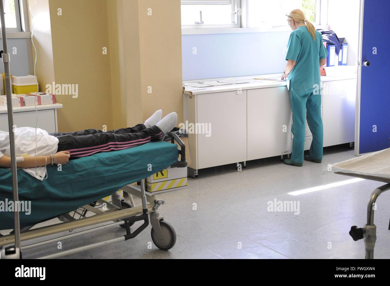 Milan (Italy), S. Carlo Hospital, first aid department Stock Photo - Alamy