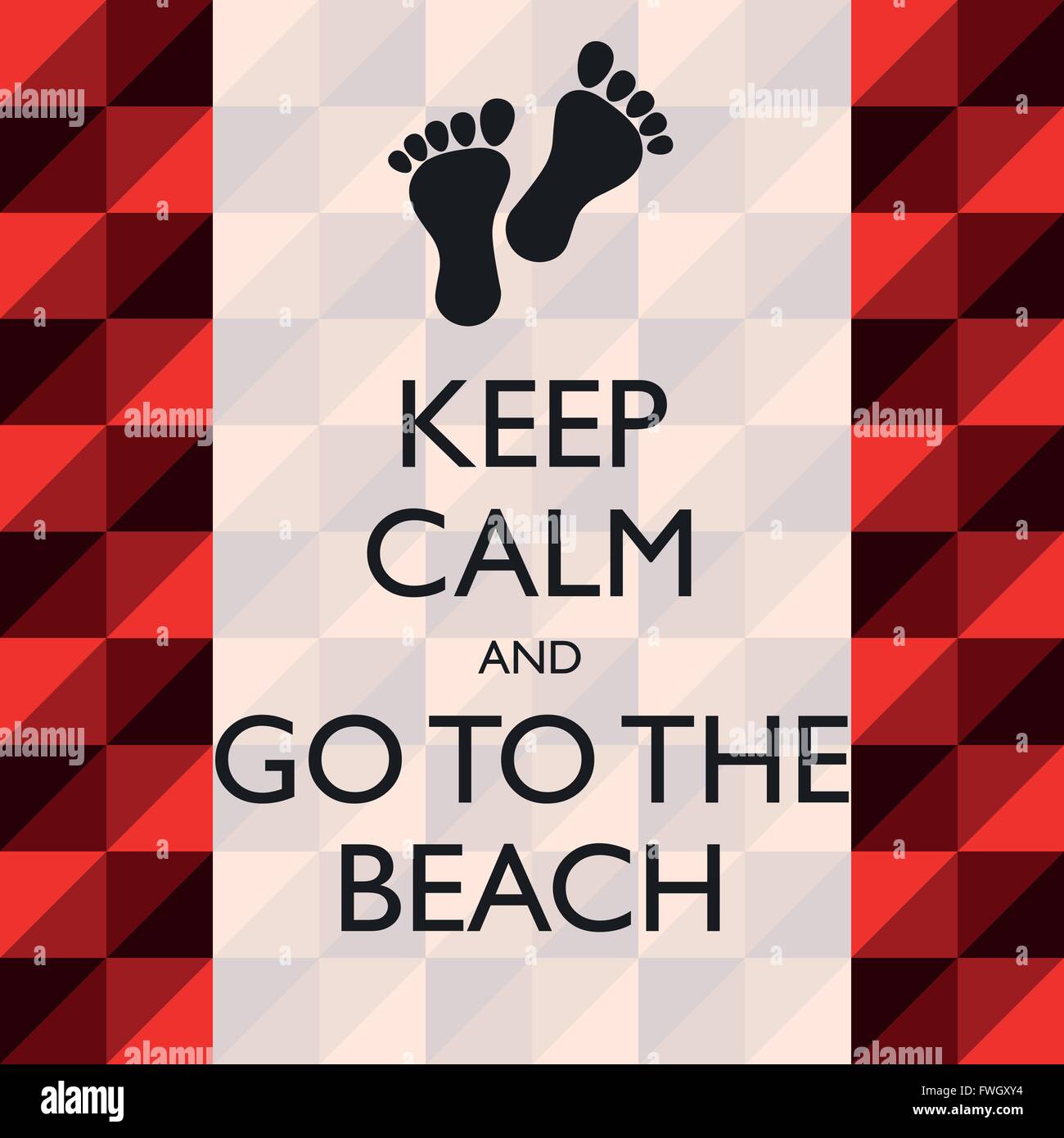 Illustration Graphic Vector Go To The Beach for different purpose in ...