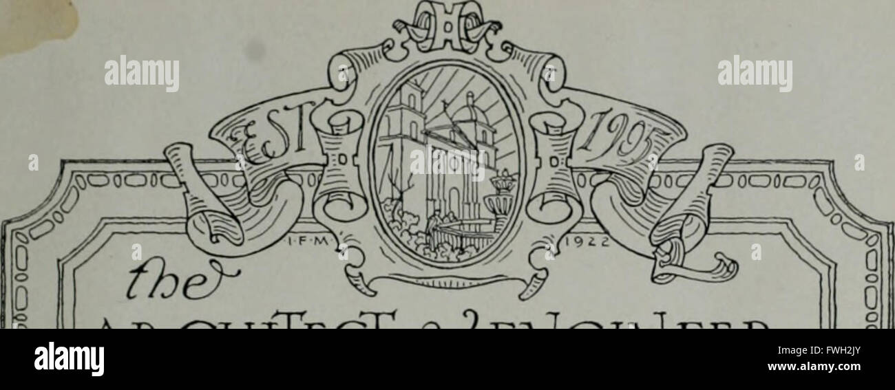 A 1927 issue of 'Architect and Engineer' magazine, covering ...