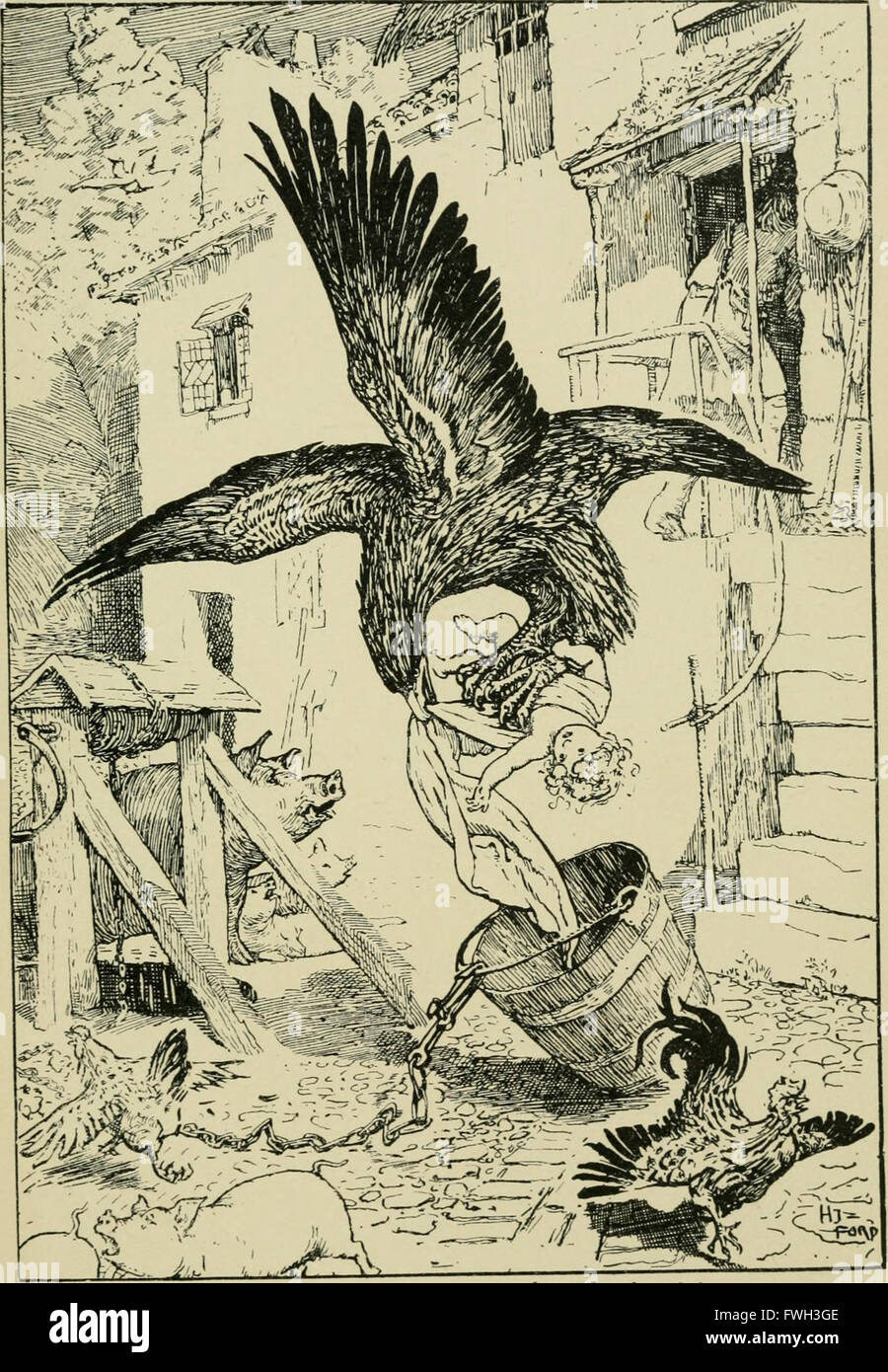 The Crimson Fairy Book, published in 1903, features a collection of ...