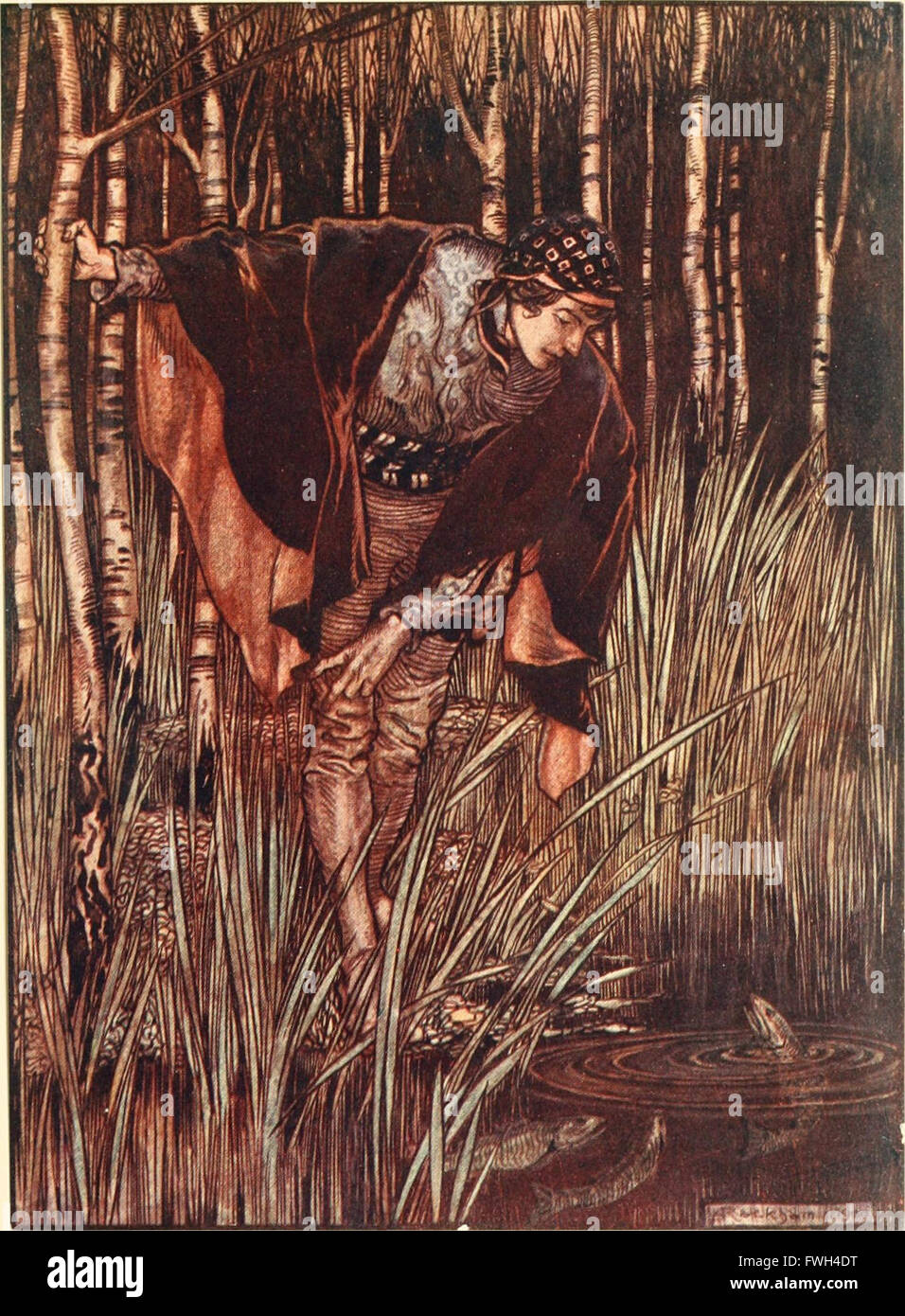 This 1916 edition of the Brothers Grimm fairy tales presents a ...