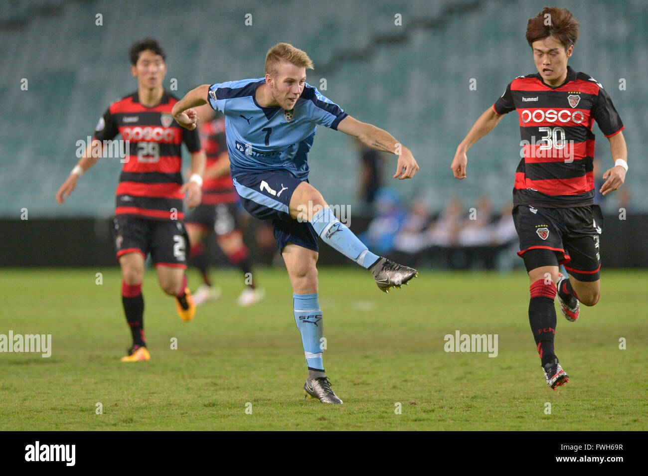 Sydney Football Stadium, Sydney, Australia. 05th Apr, 2016. AFC ...