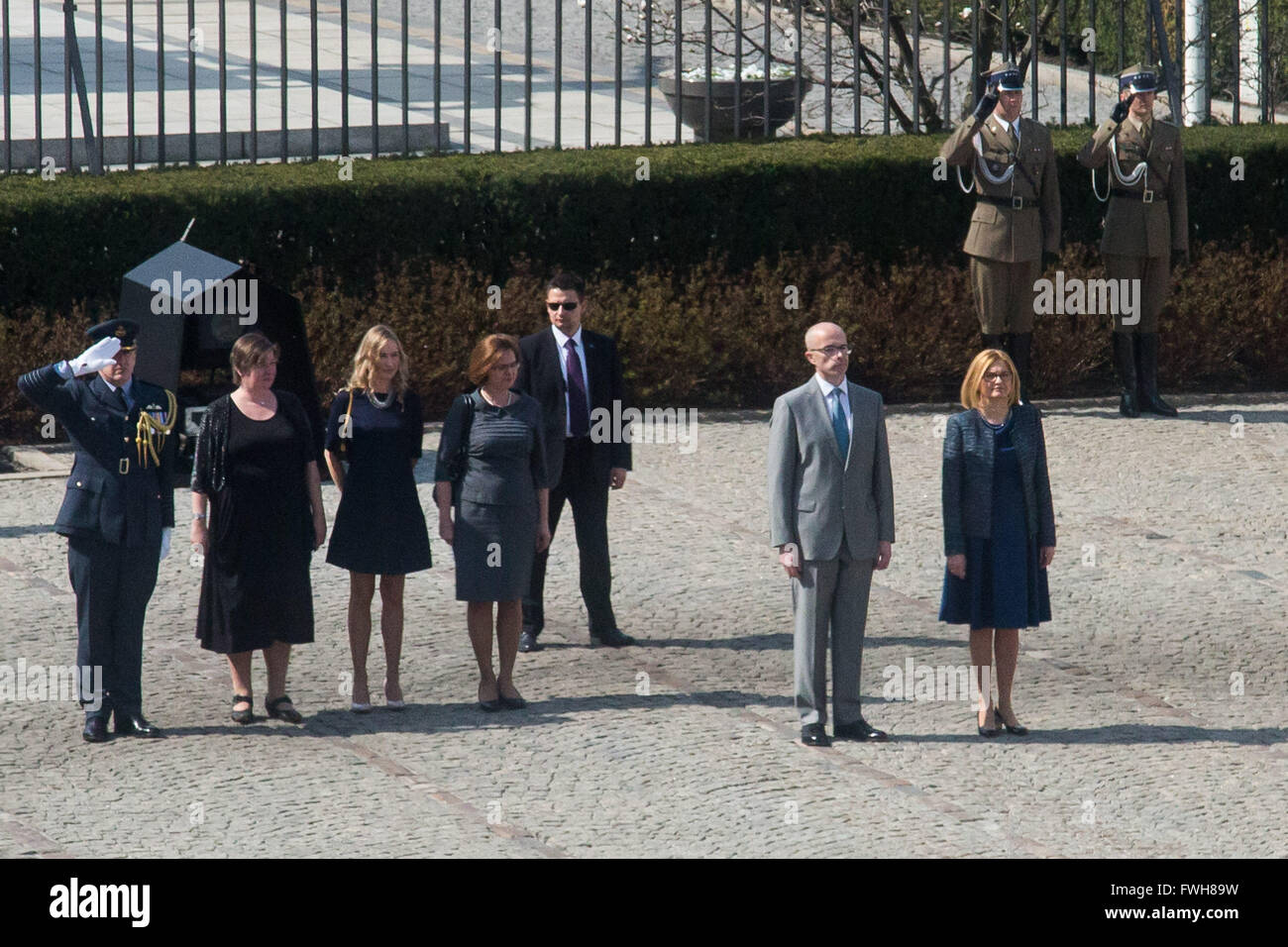 Warsaw, Poland. 05th Apr, 2016. Jonathan Knott, new Ambassador of ...