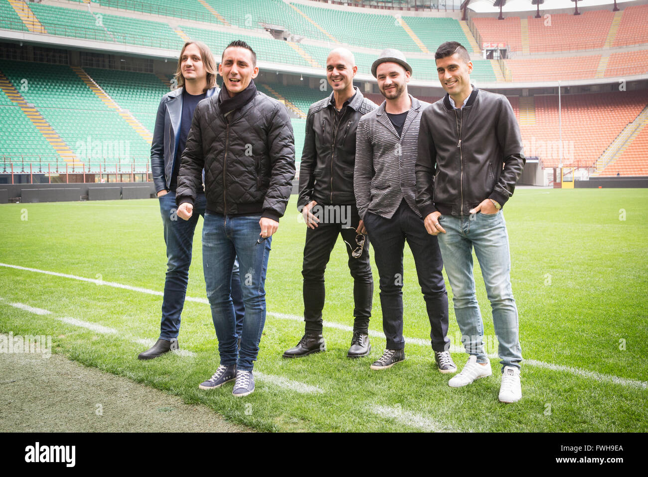 Band photocall hi-res stock photography and images - Alamy