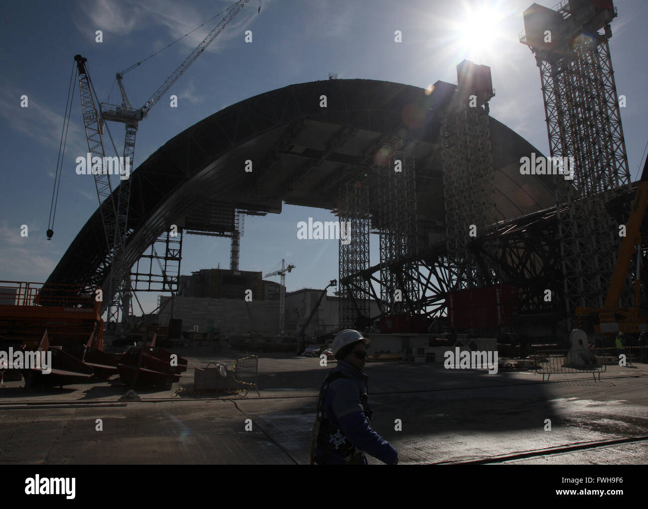 April 3, 2014 - A picture taken on April 3, 2014 shows the Chernobyl ...