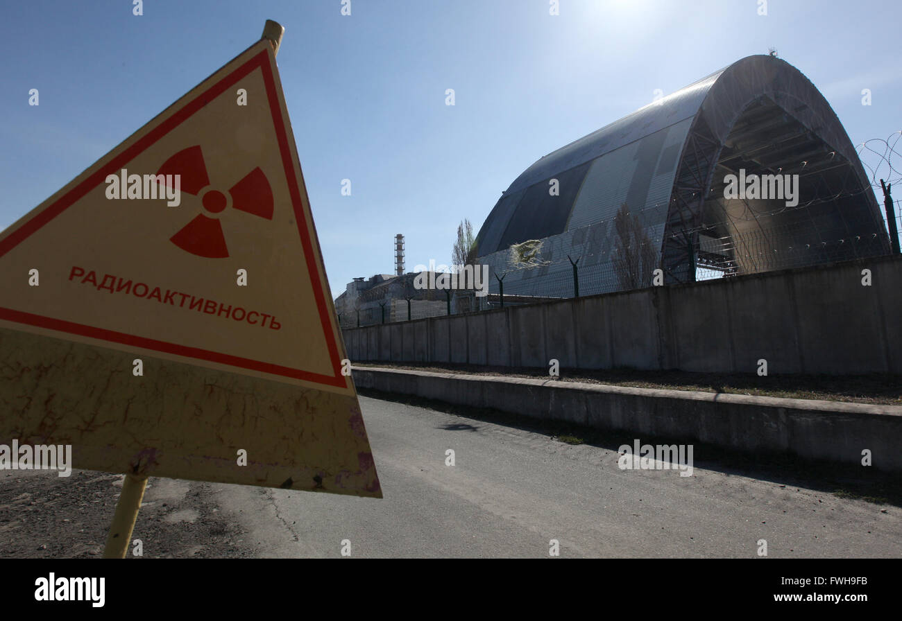 April 3, 2014 - A picture taken on April 3, 2014 shows the Chernobyl ...