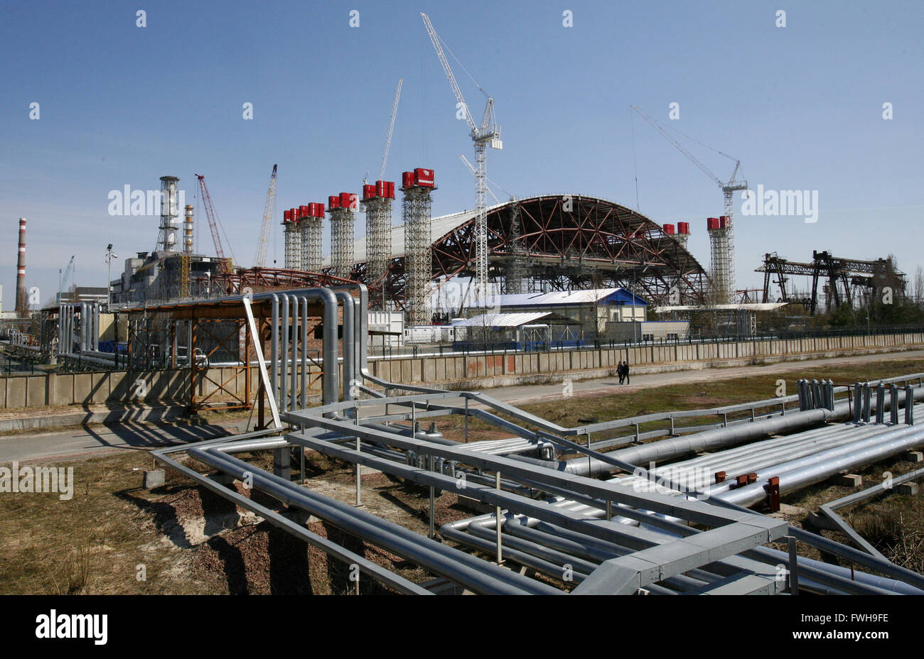 April 23, 2013 - A picture taken on April 23, 2013 shows the Chernobyl ...