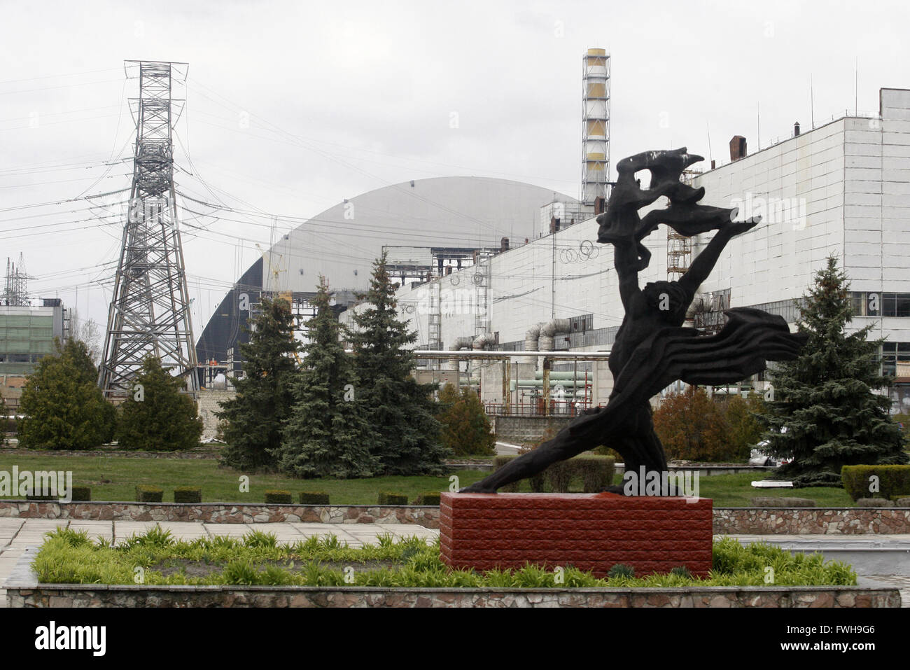 April 21, 2015 - The Prometheus monument (R), dating back to the ...