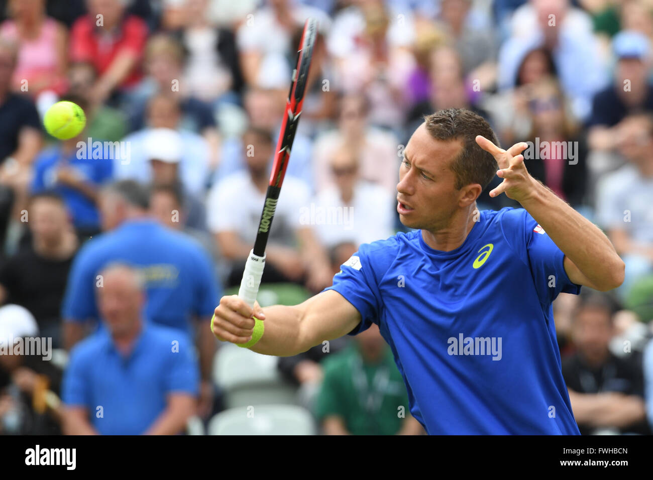 Stuttgart, Germany. 12th June, 2016. Philipp Kohlschreiber of Germany ...