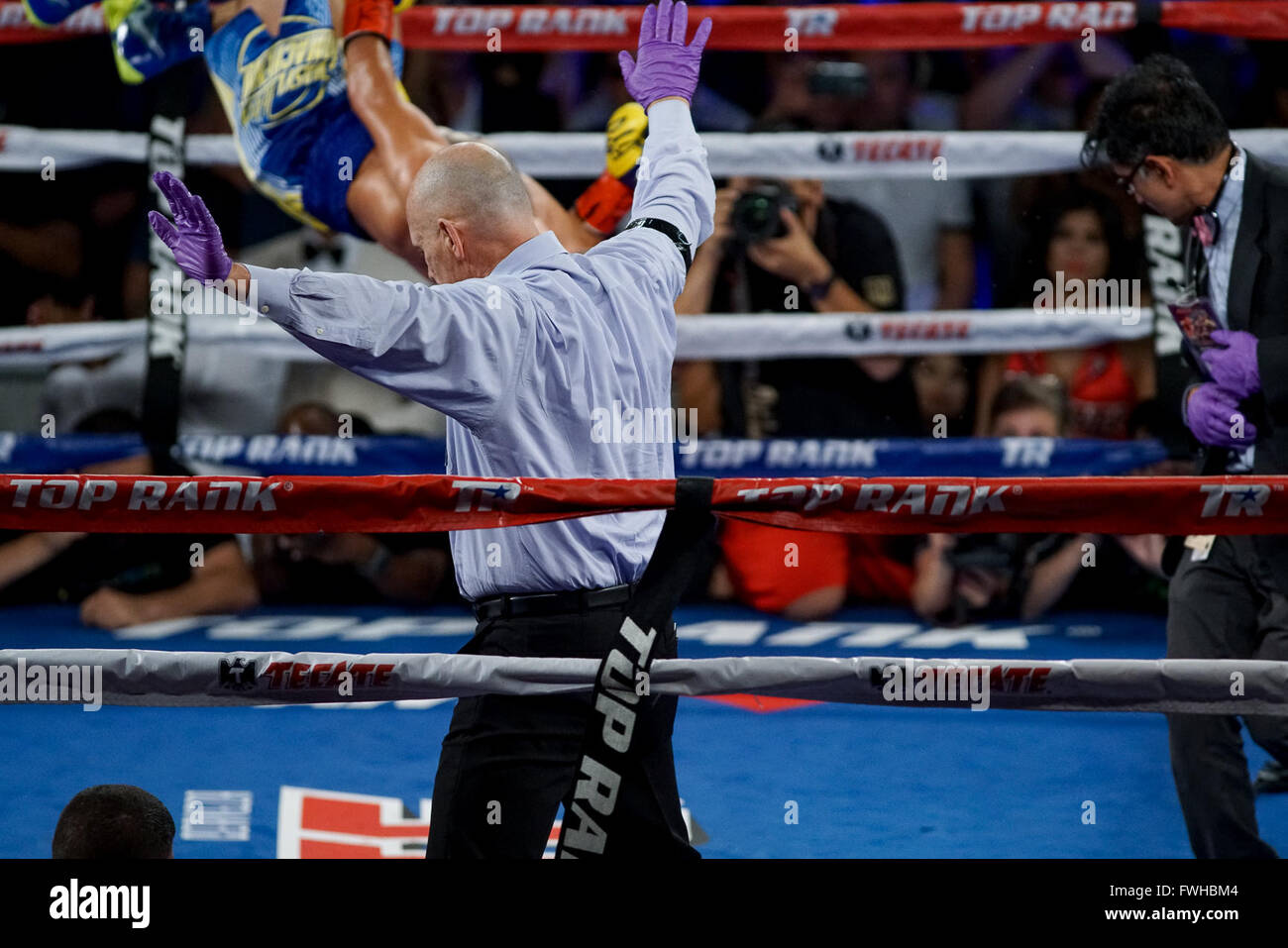 New York, New York, USA. 11th June, 2016. ROMAN MARTINEZ (red and blue ...