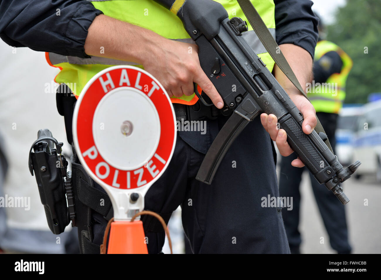 French police gun hi-res stock photography and images - Alamy
