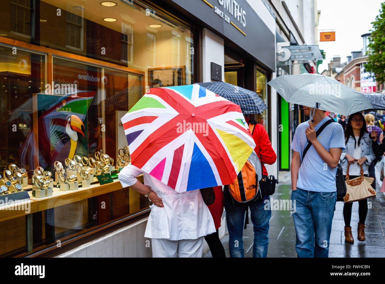 Nottingham,UK,12th June 2016.Heavy rain continues to downpour across ...