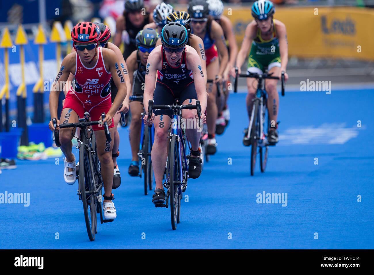 12.06.2016. Leeds City Centre, Leeds, England. ITU Columbia ...