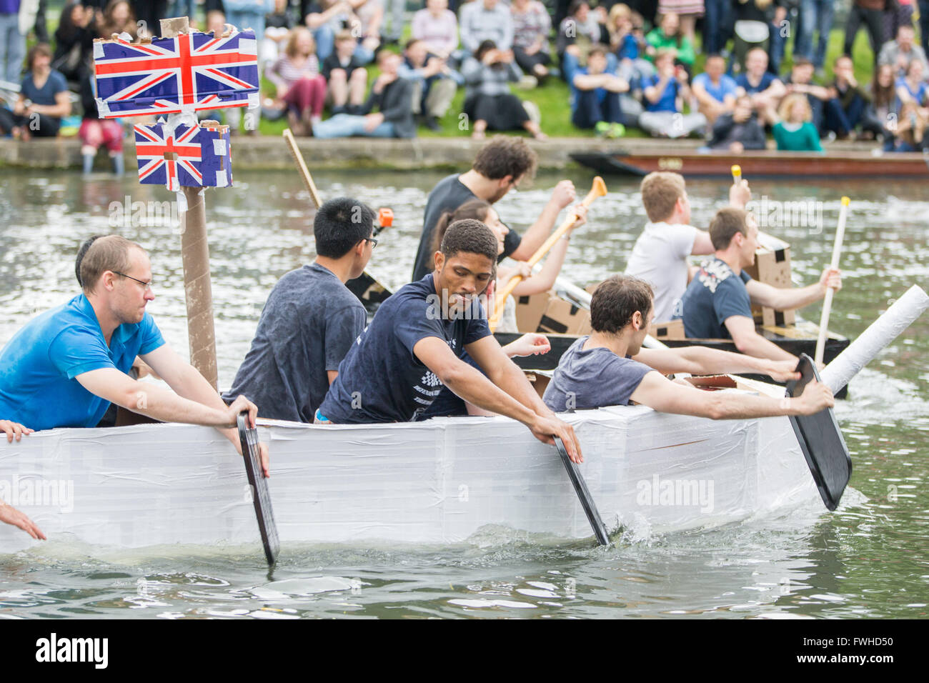 Cambridge cardboard boat race hi-res stock photography and images - Alamy