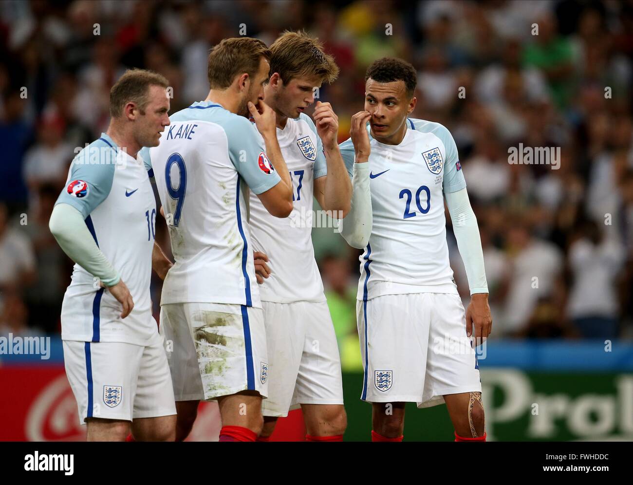 ENGLAND'S HARRY KANE,ENGLAND'S ERIC DIER AND ENGLAND'S DELLI ALI ...