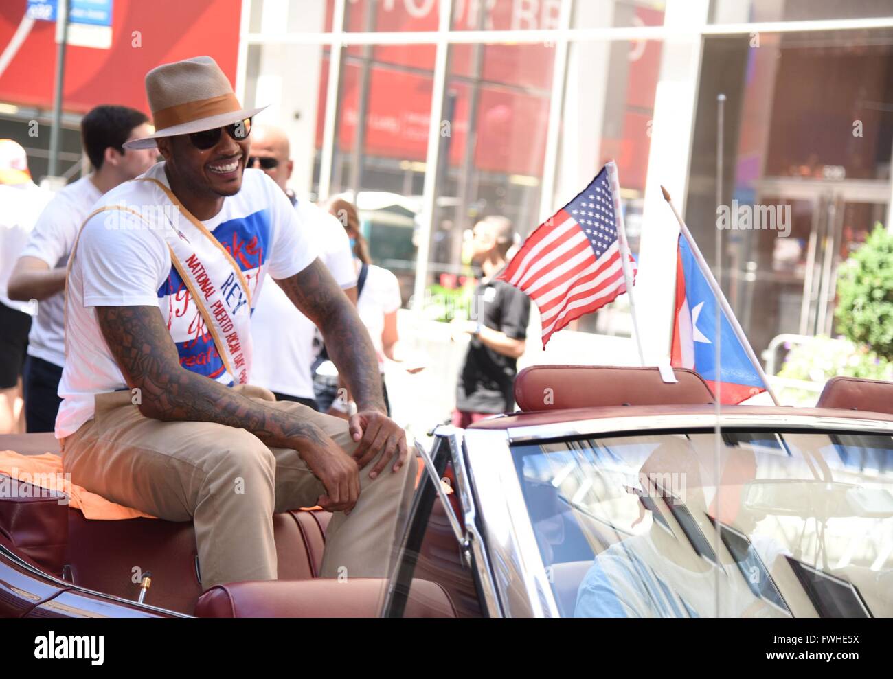 New York, NY, USA. 12th June, 2016. Carmelo Anthony in attendance for ...